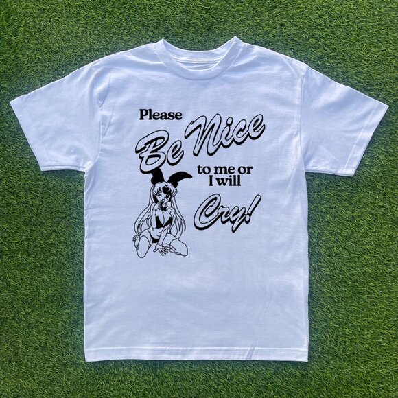 Vintage | Shirts | Please Be Nice Anime Tshirt | Poshmark